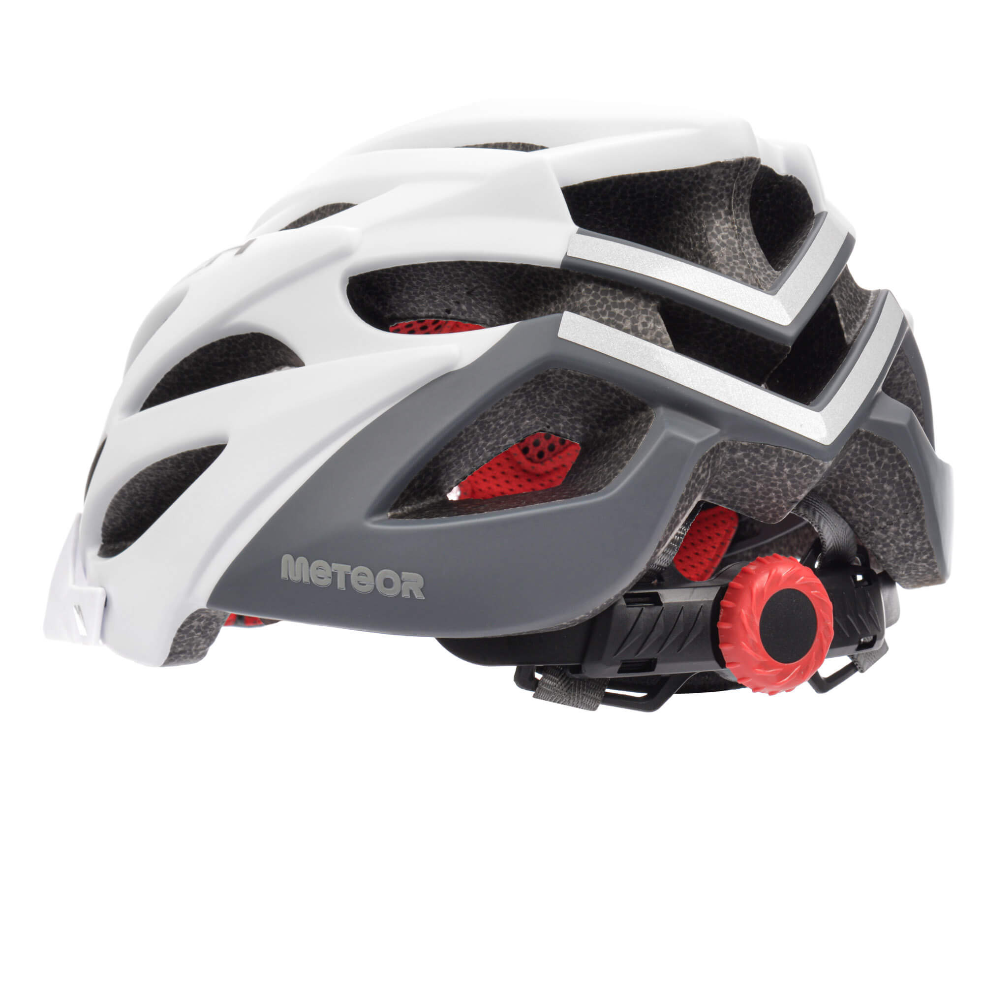 Kask rowerowy Meteor Marven M 55-58 cm biały/szary M | SPORT \ Rowery ...